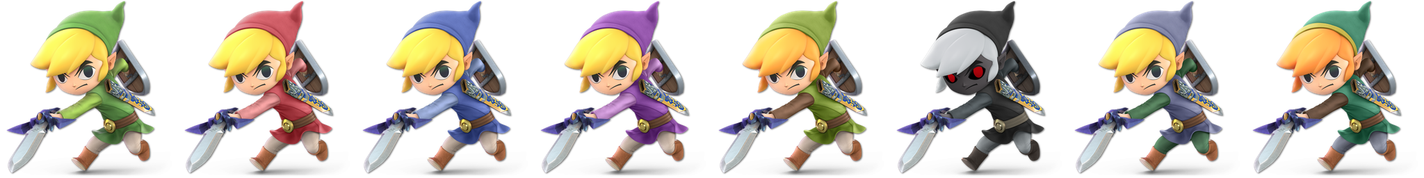 File:Toon Link Palette (SSBU).png - SmashWiki, the Super Smash Bros. wiki
