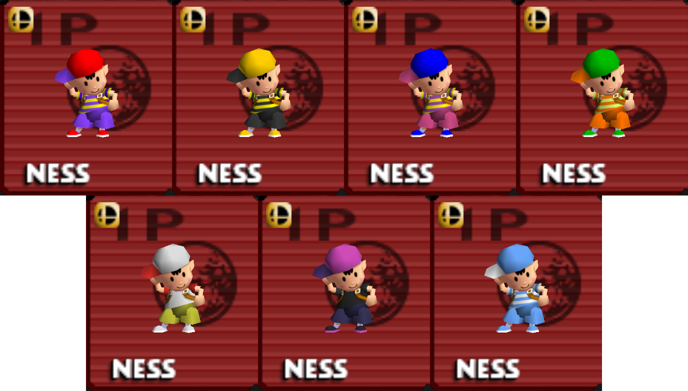 File:SSB64 Remix alts Ness.png - SmashWiki, the Super Smash Bros. wiki