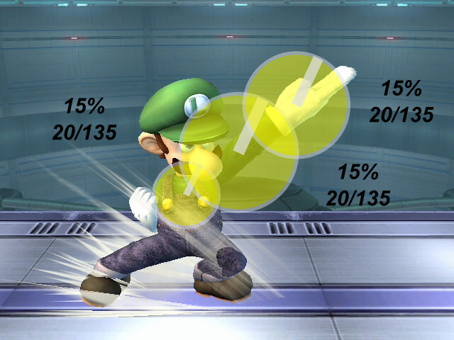 Luigi (SSBB)/Forward smash - SmashWiki, the Super Smash Bros. wiki