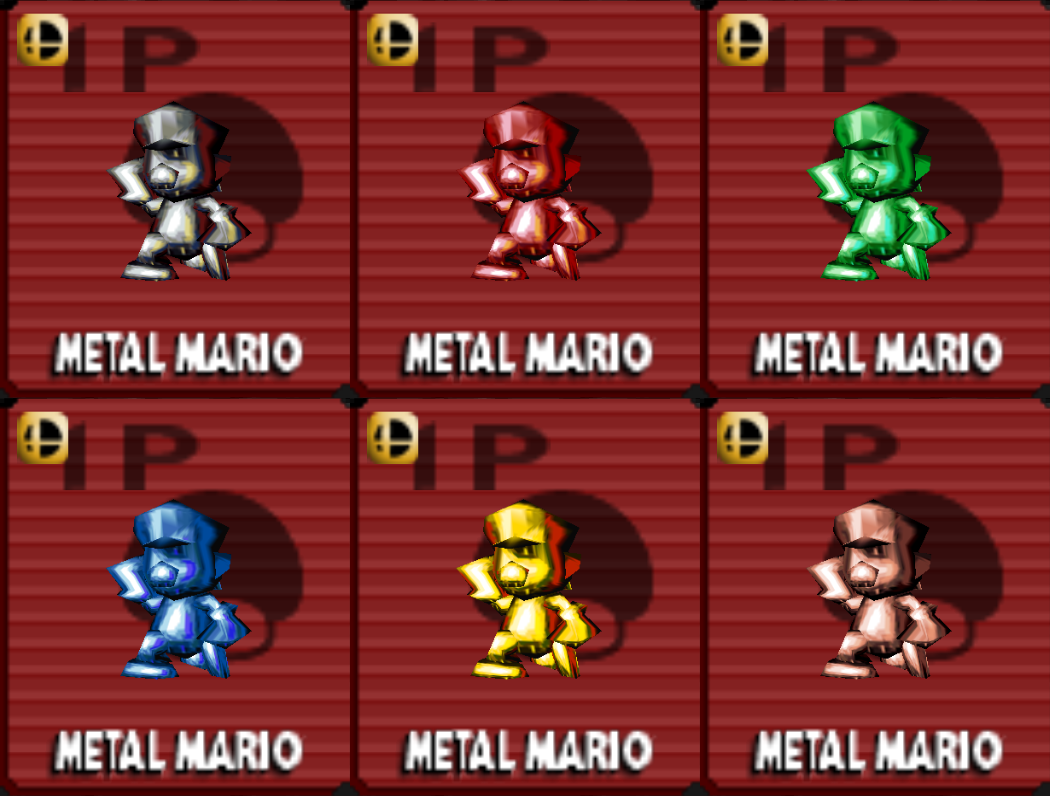 File:SSB64 Remix alts Metal Mario.png - SmashWiki, the Super Smash Bros. wiki