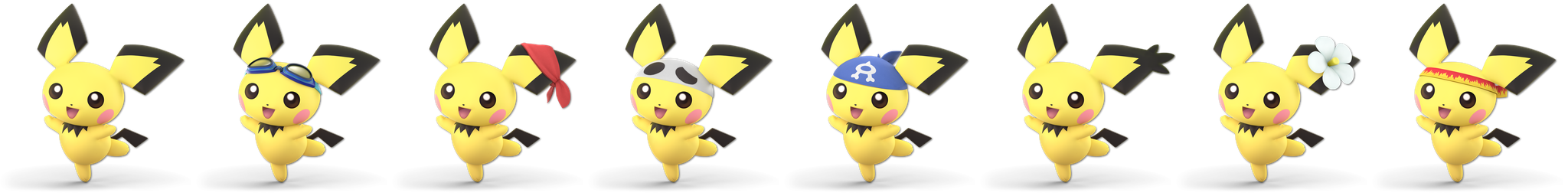 File:Pichu Palette (SSBU).png - SmashWiki, the Super Smash Bros. wiki