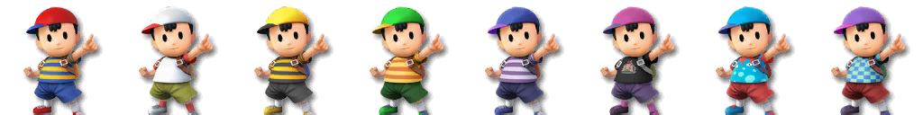 File:Ness Palette (SSB4).png - SmashWiki, the Super Smash Bros. wiki