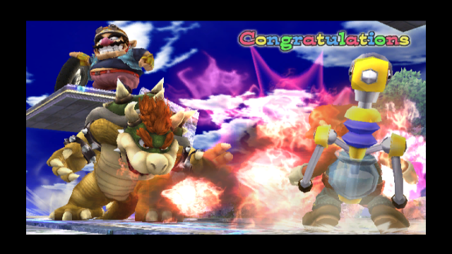 File:Bowser Congratulations Screen All-Star Brawl.png - SmashWiki, the ...