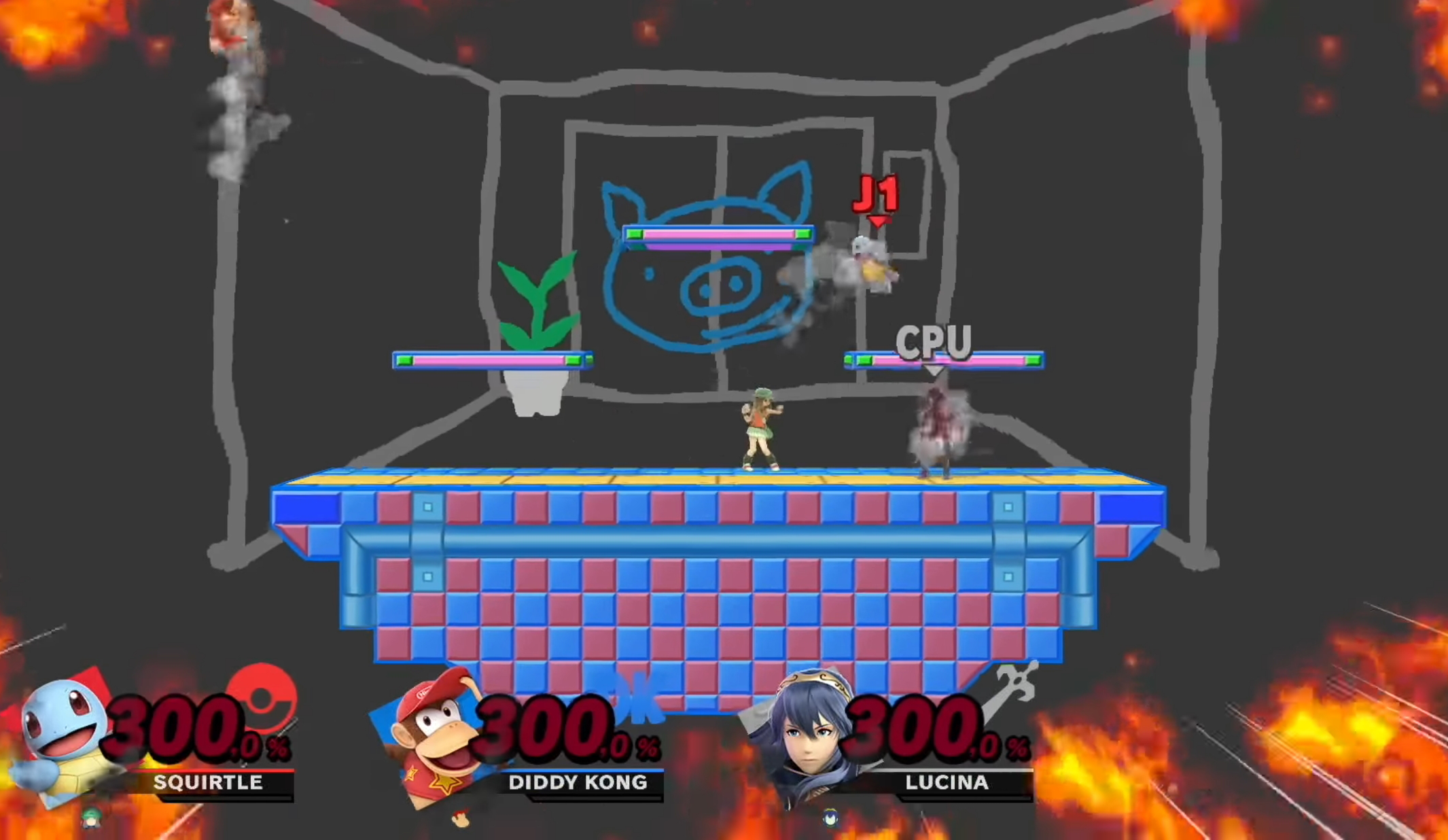 File:SSBU-WarioWare, Inc.Battlefield.png - SmashWiki, the Super Smash ...