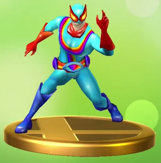 File:CaptainRainbowTrophyWiiU.png - SmashWiki, the Super Smash Bros. wiki