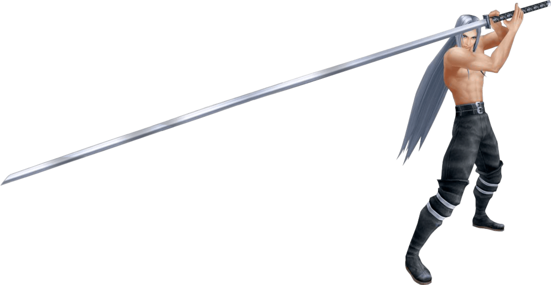 File:Sephiroth Shirtless.png - SmashWiki, the Super Smash Bros. wiki