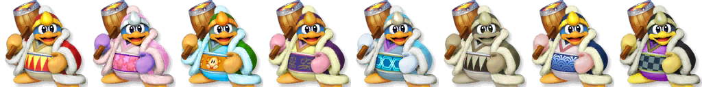 File:King Dedede Palette (SSB4).png - SmashWiki, the Super Smash Bros. wiki