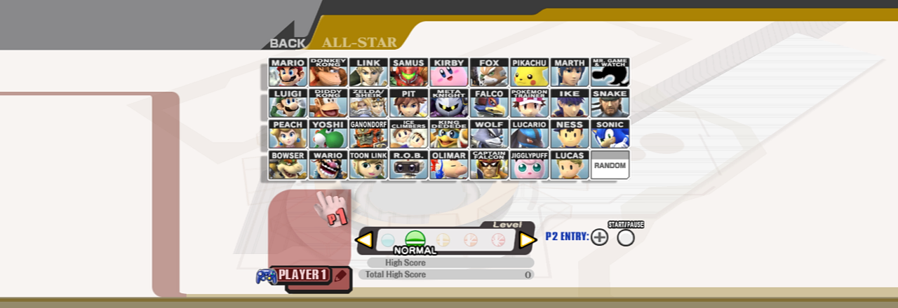 File:Brawl Character selection screen.png - SmashWiki, the Super Smash ...
