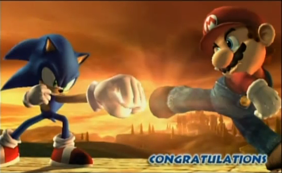 File:Sonic Congratulations Screen Classic Mode Brawl.png - SmashWiki ...
