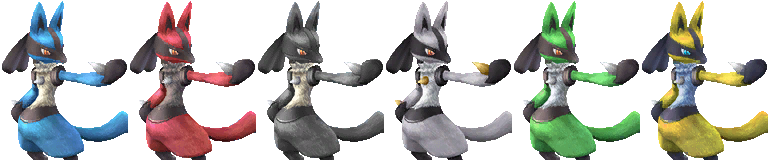 File:Lucario Palette (PM).png - SmashWiki, the Super Smash Bros. wiki