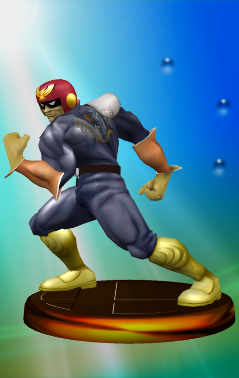 File:Captain Falcon Trophy (Smash).png - SmashWiki, the Super Smash ...