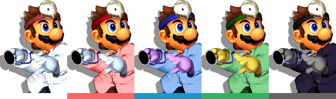 Alternate costume (SSBM) - SmashWiki, the Super Smash Bros. wiki