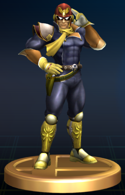 File:Captain Falcon - Brawl Trophy.png - SmashWiki, the Super Smash Bros. wiki