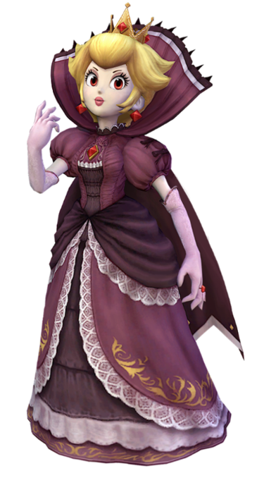 Peach (Shadow Queen) Design for Halloween Tour : r/MarioKartTour
