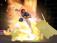 Falcon Kick - SmashWiki, the Super Smash Bros. wiki