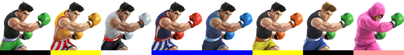 File:Little Mac Palette (SSB4).png - SmashWiki, the Super Smash Bros. wiki