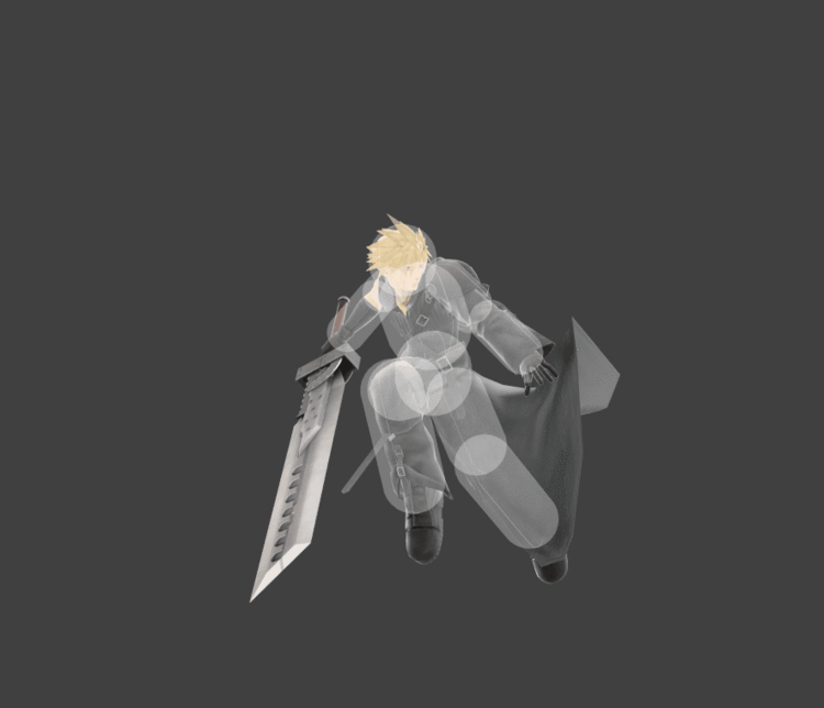 Cloud (SSBU)/Hitboxes - SmashWiki, the Super Smash Bros. wiki