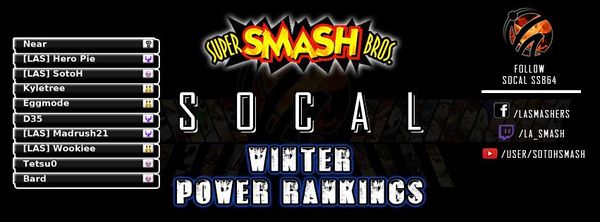 SoCal Power Rankings - SmashWiki, the Super Smash Bros. wiki